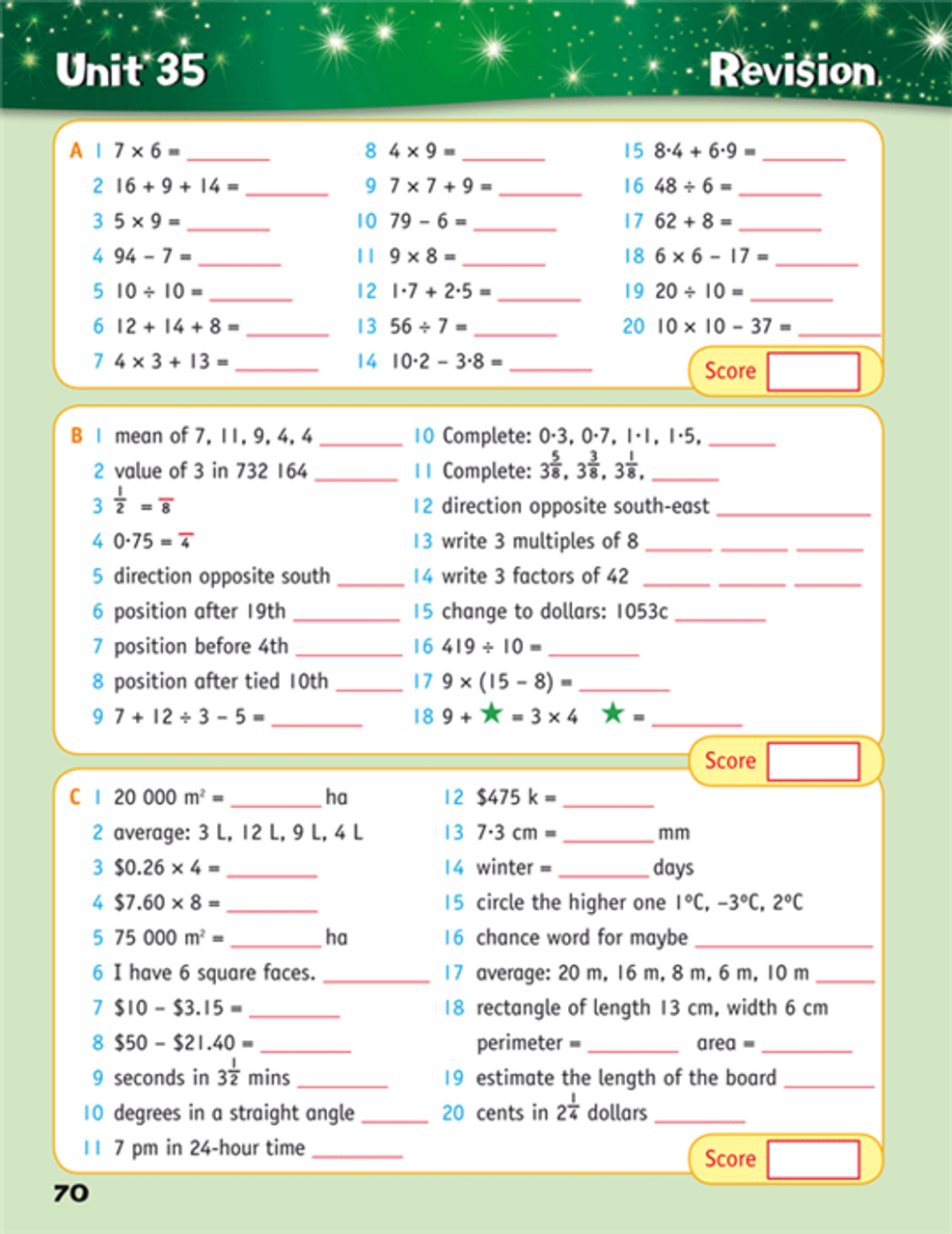Targeting Mental Maths Year 5 - Australian Curriculum Edition | JINLING ...