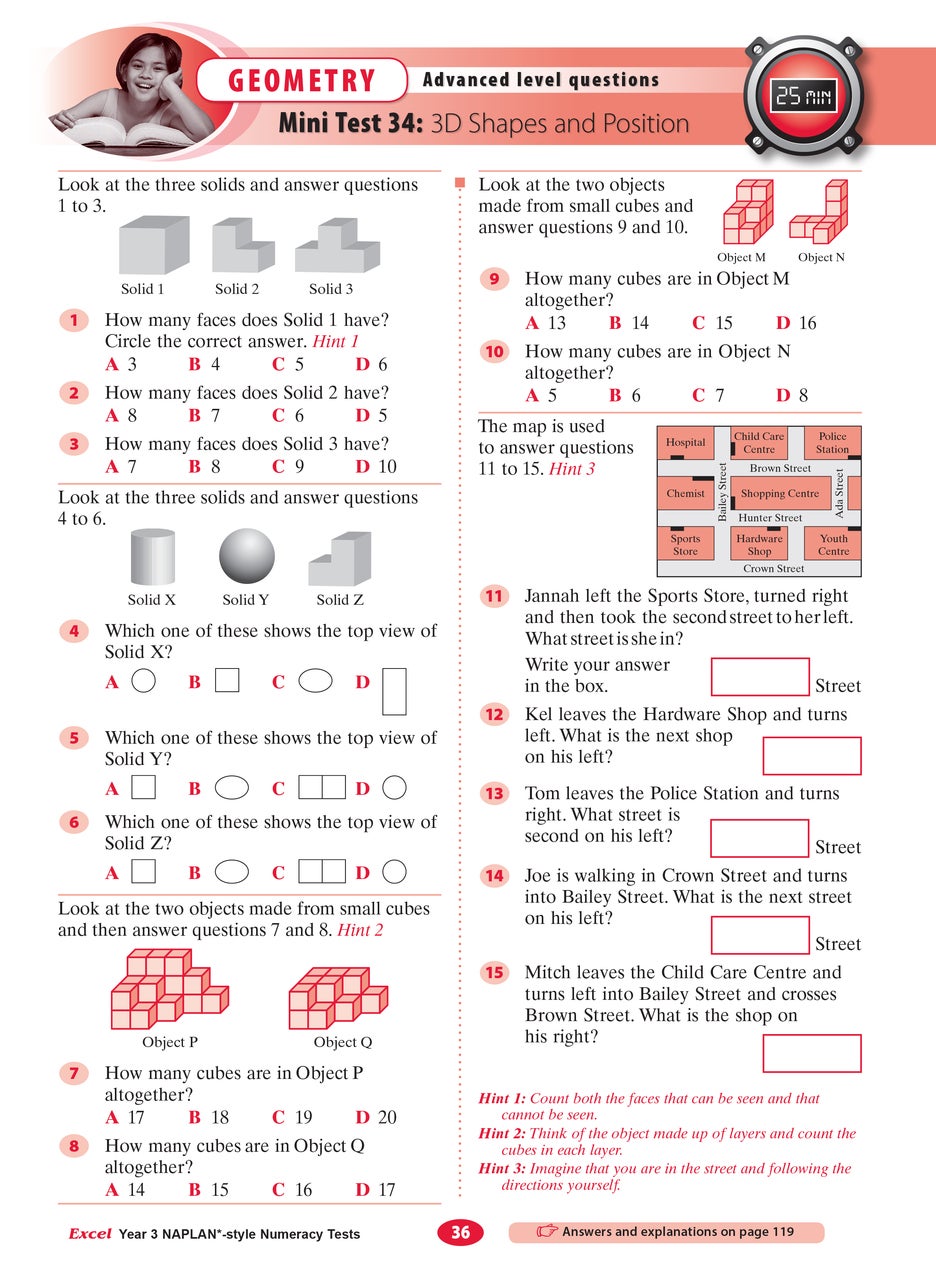 EXCEL - YEAR 3 NAPLAN*-STYLE NUMERACY TESTS | JINLING EDUCATION