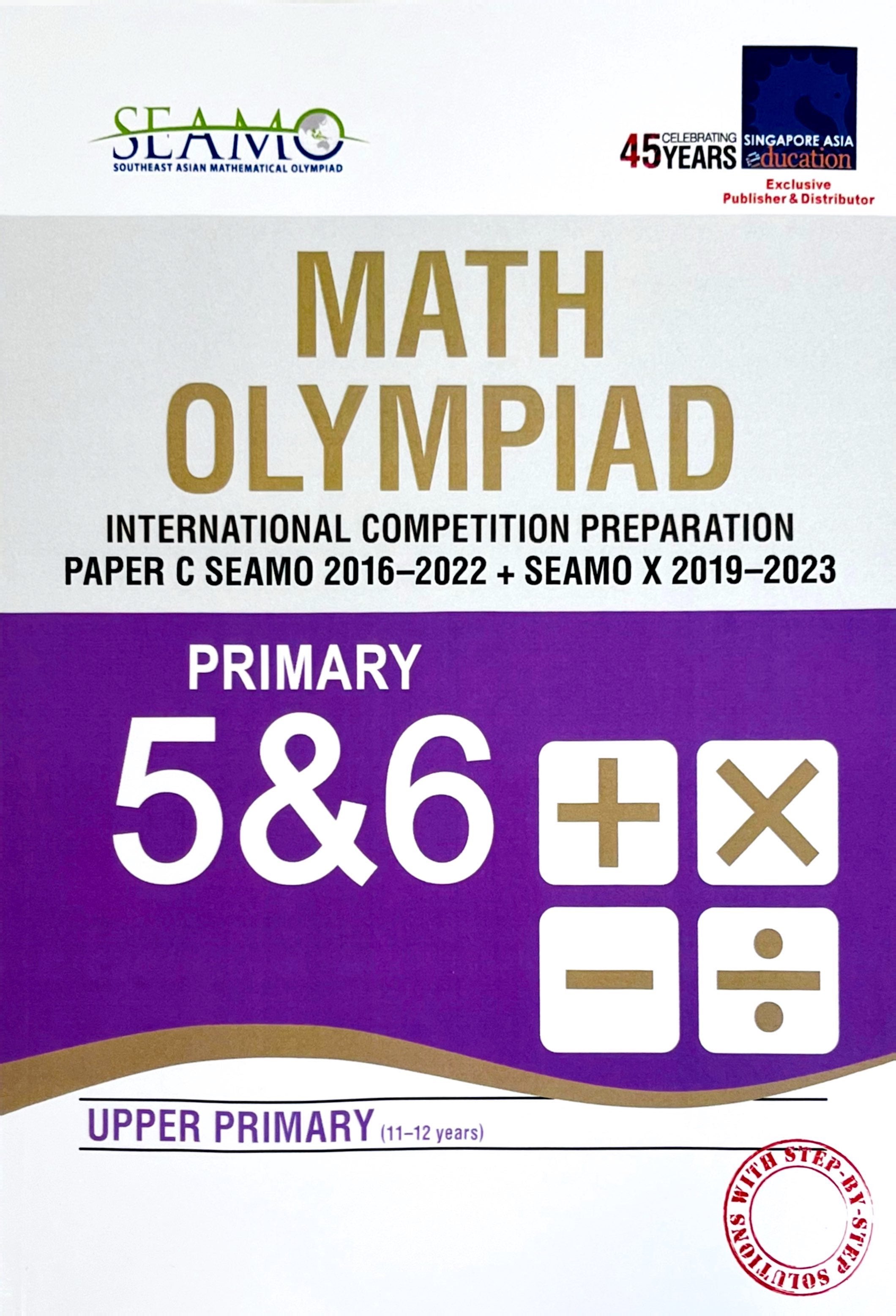 SEAMO Past Competitions 2023 Edition Paper C Primary 5&6 | JINLING ...
