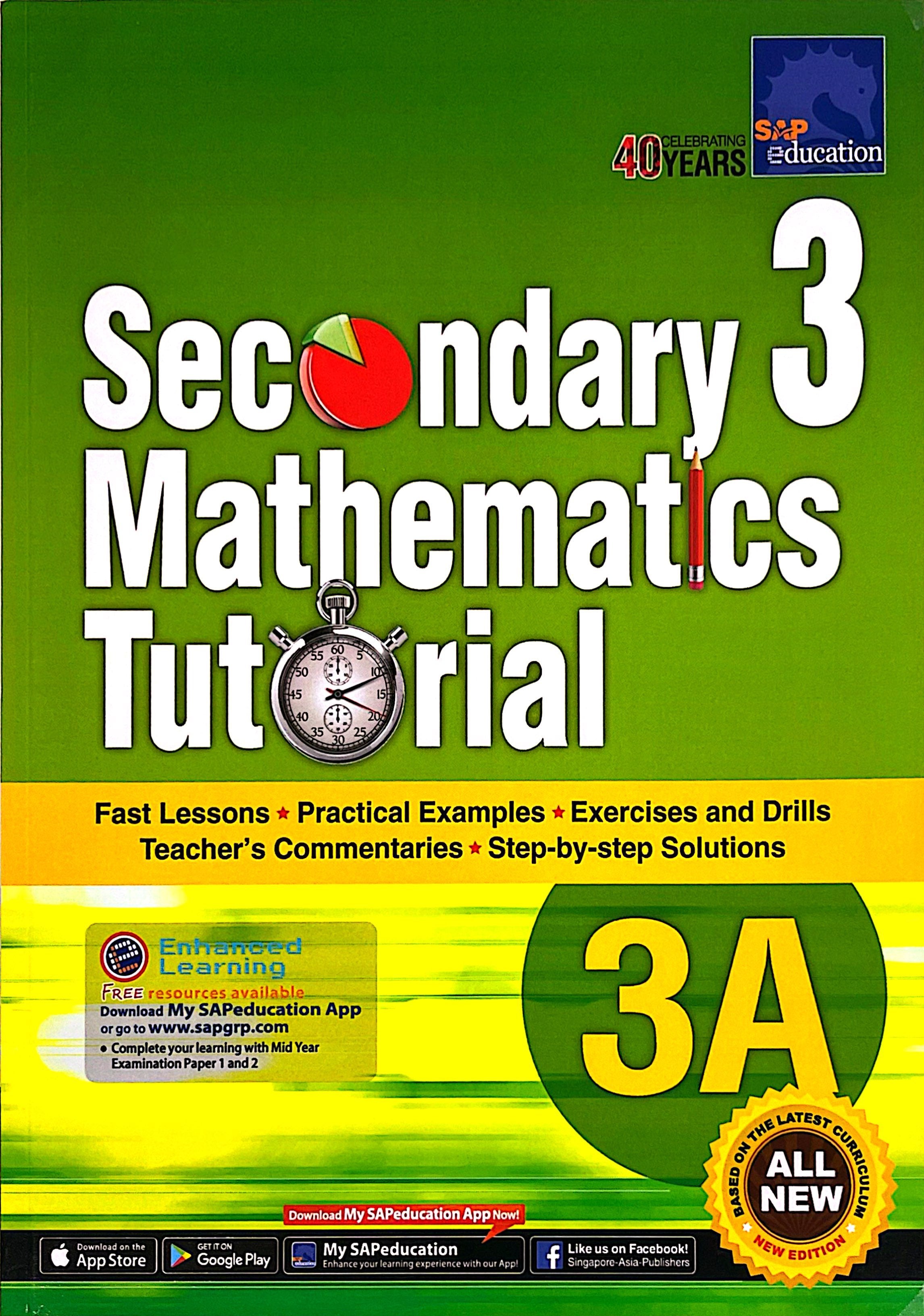 Secondary 3 Mathematics Tutorial 3A | JINLING EDUCATION