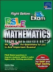 Right Before The Exam - PSLE Mathematics | JINLING EDUCATION