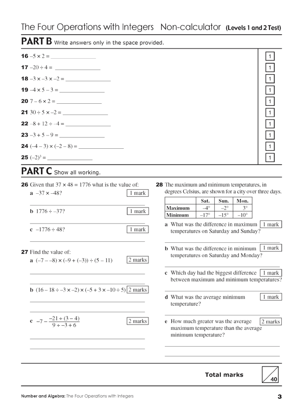 Excel - Year 8 Mathematics Practice Tests | JINLING EDUCATION