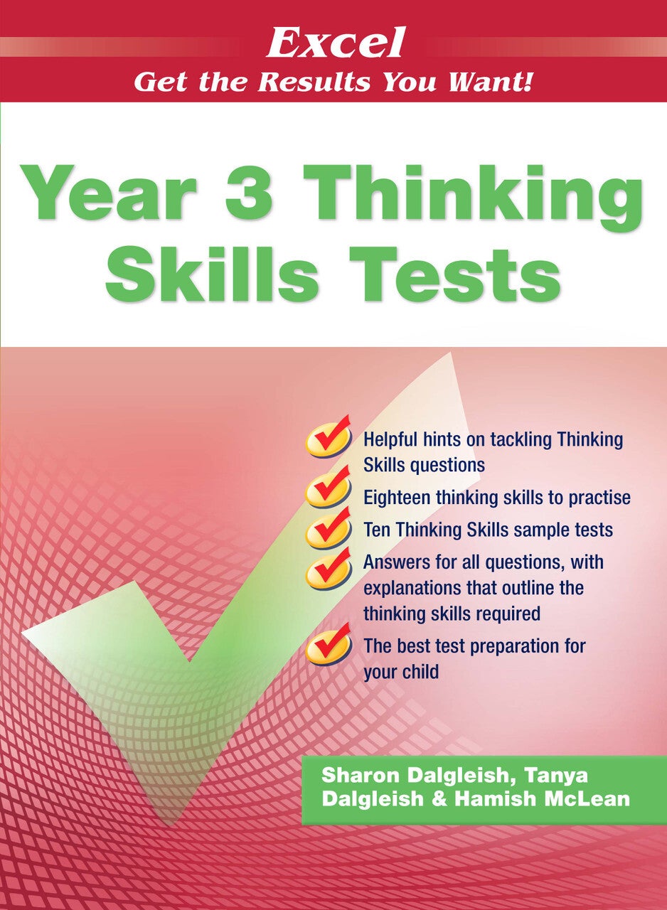 Excel Test Skills - Thinking Skills Tests Year 3 | JINLING EDUCATION