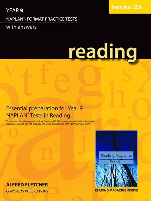 Reading Year 9 NAPLAN* Format Practice Tests #259 | JINLING EDUCATION